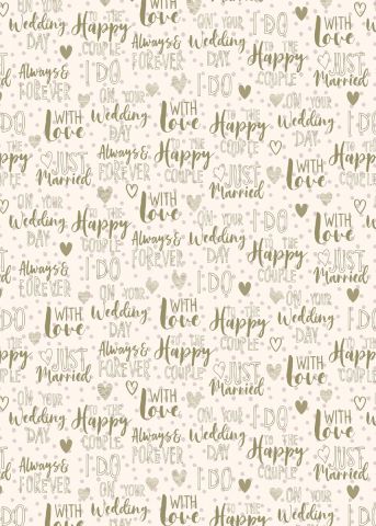 Gift Wrapping Paper - Wedding Day – Posters Abu Dhabi
