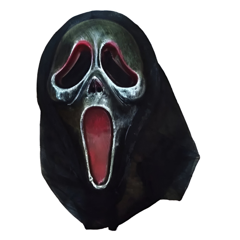 Scary Scream Halloween Mask - Black/Silver – Posters Abu Dhabi
