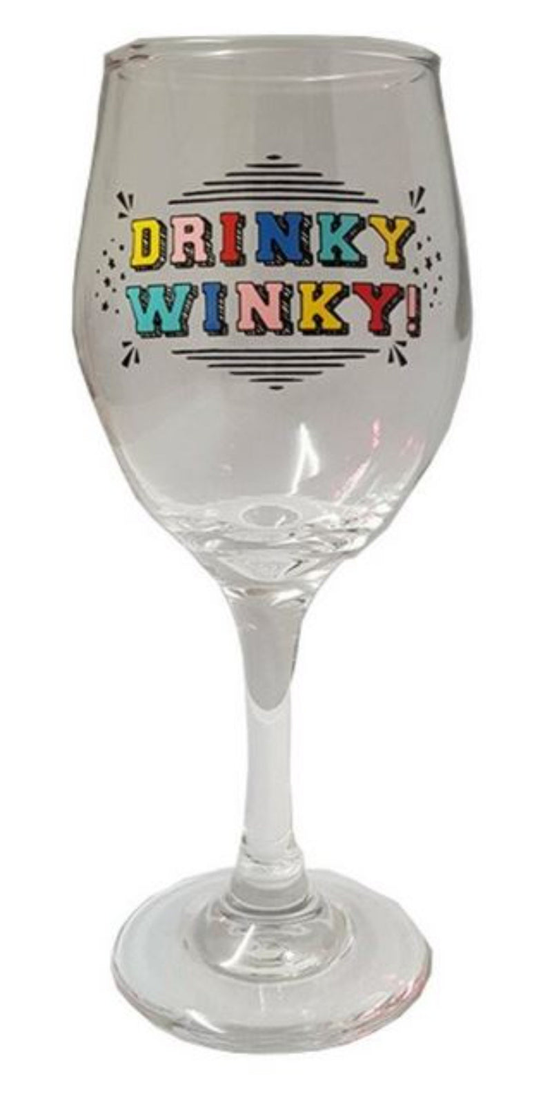 "Drinky Winky" Wine Glass – Posters Abu Dhabi